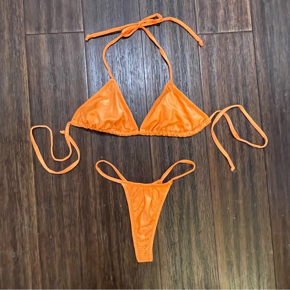 Body Language | Swim | Vintage Body Language String Thong Bikini Set Xs | Poshmark